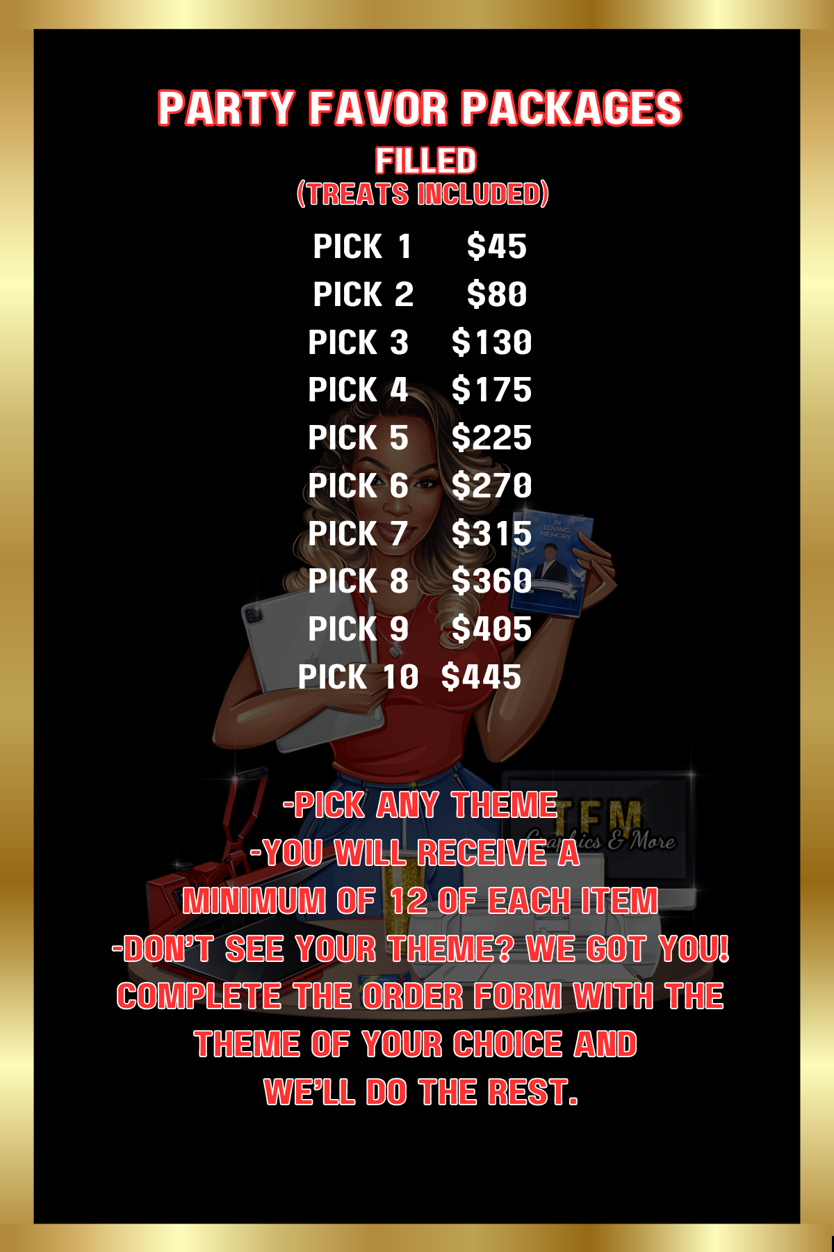 Party Packages (Filled)