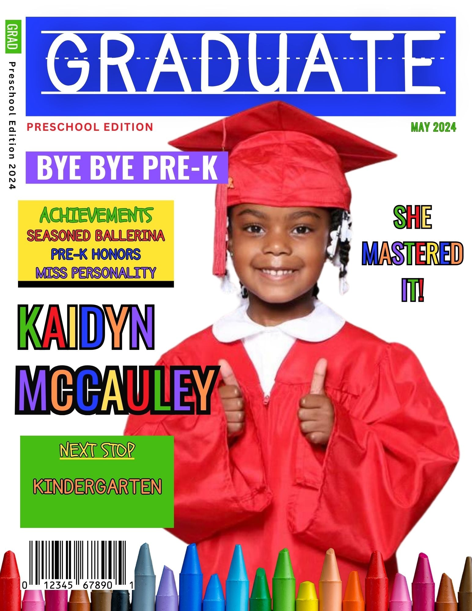 Graduation Magazine Cover
