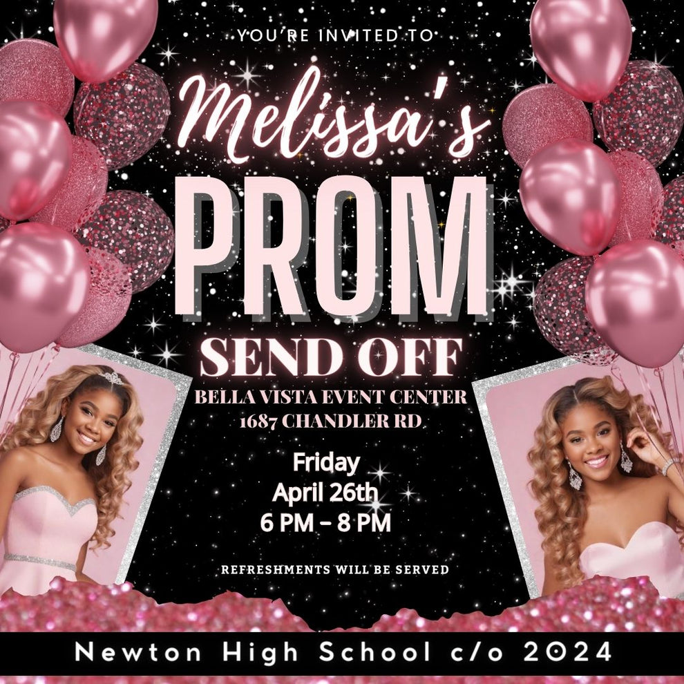 Prom Send Off flyer