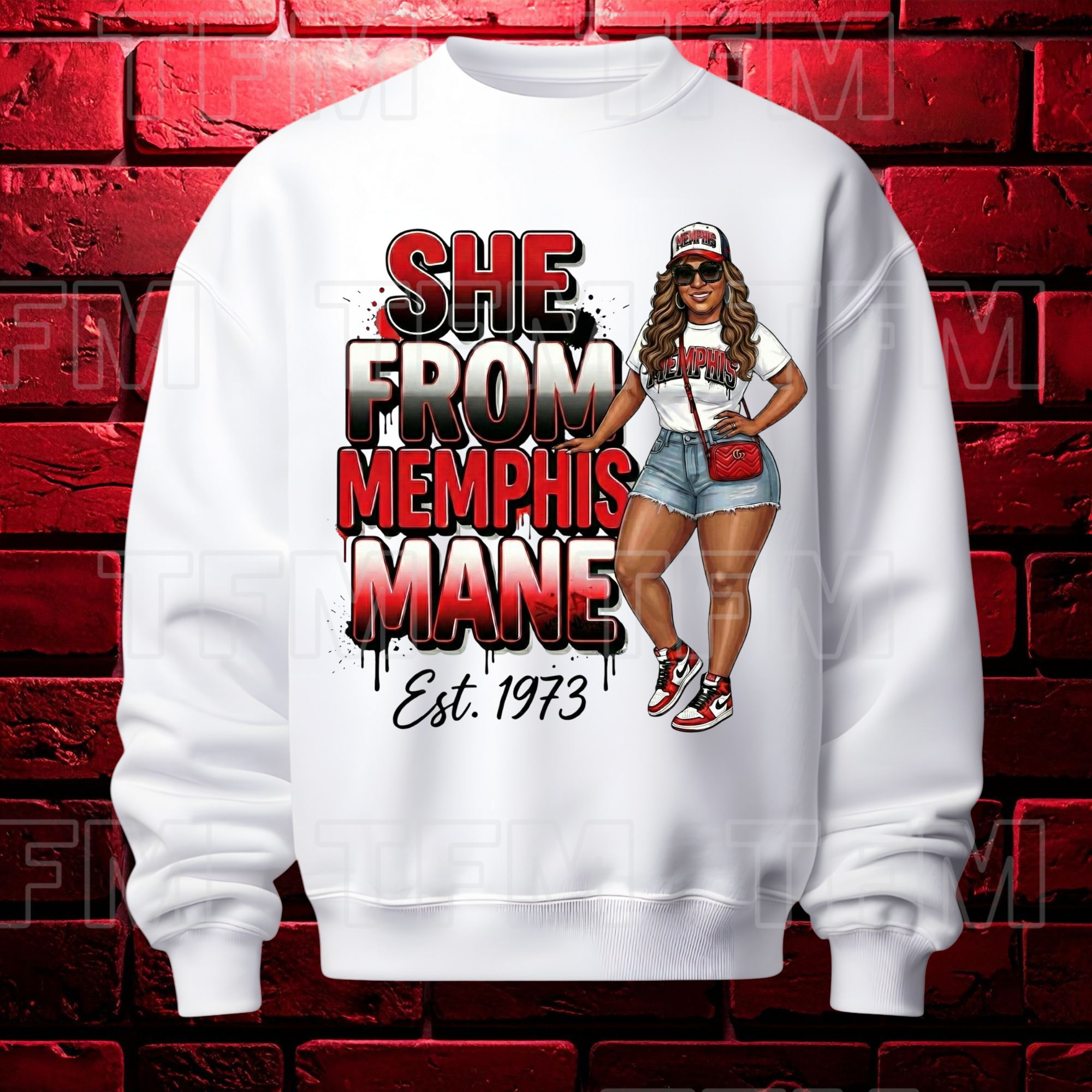 "She from Memphis Mane" Sweatshirt